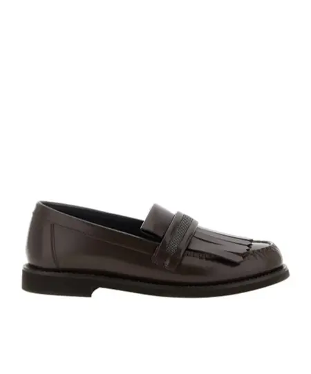 Brunello Cucinelli Monile Fringed Loafers