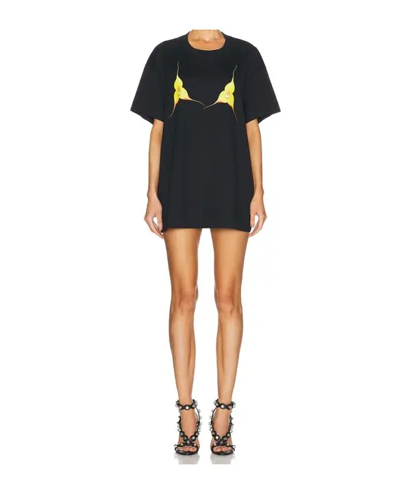 Givenchy Printed Round Neck Short Sleeve T-shirt