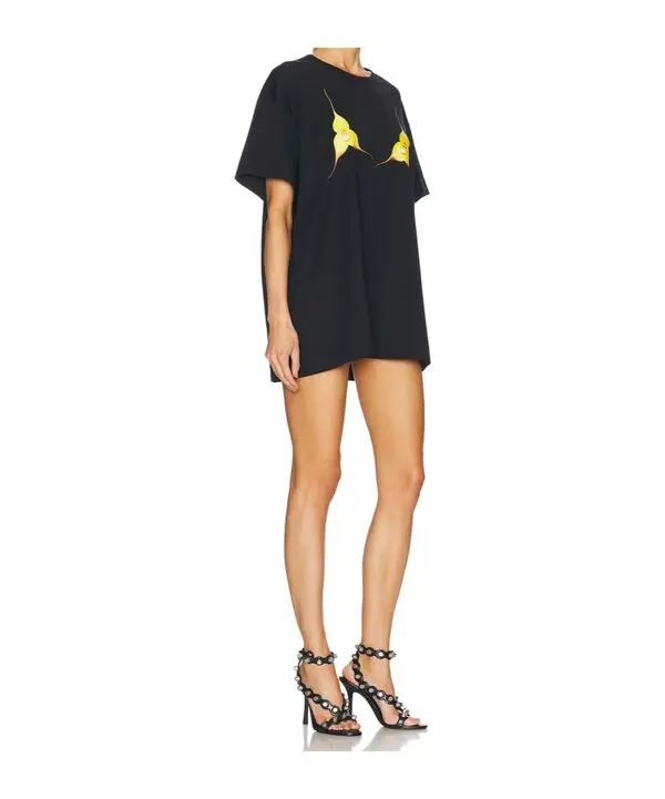 Givenchy Printed Round Neck Short Sleeve T-shirt