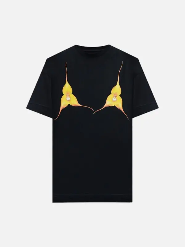 Givenchy Printed Round Neck Short Sleeve T-shirt