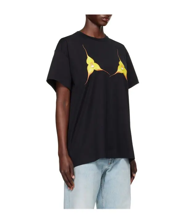 Givenchy Printed Round Neck Short Sleeve T-shirt