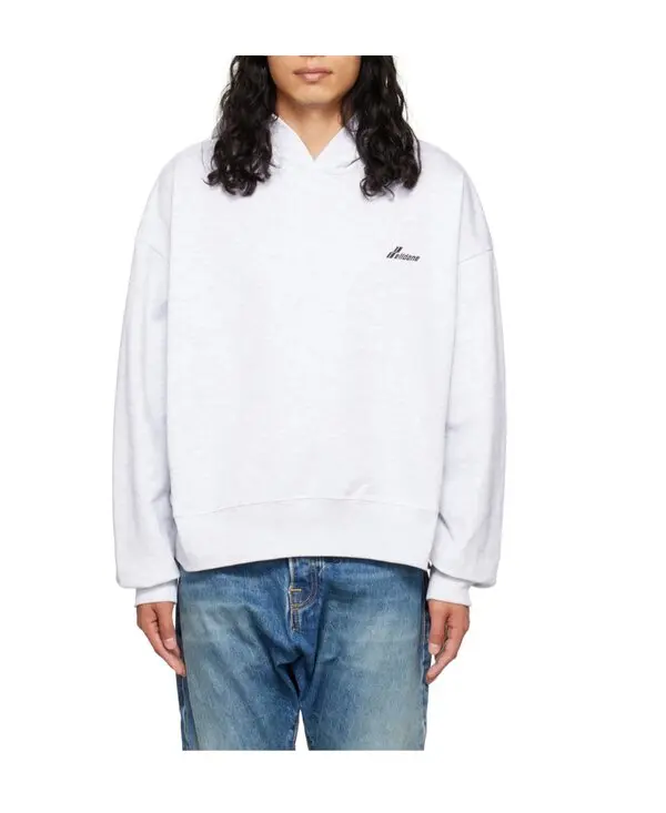 We11Done Logo-print Cotton Hoodie