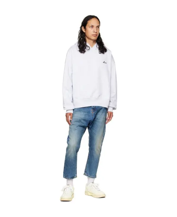 We11Done Logo-print Cotton Hoodie