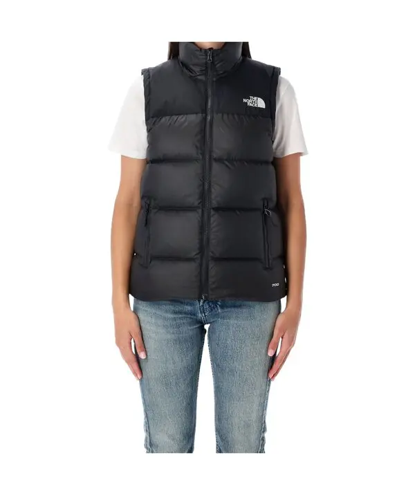 The North Face Logo Printed Zip-up Vest