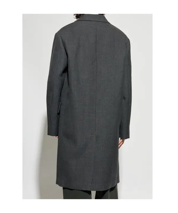 Dries Van Noten Long Sleeve Tailored Coat - Black