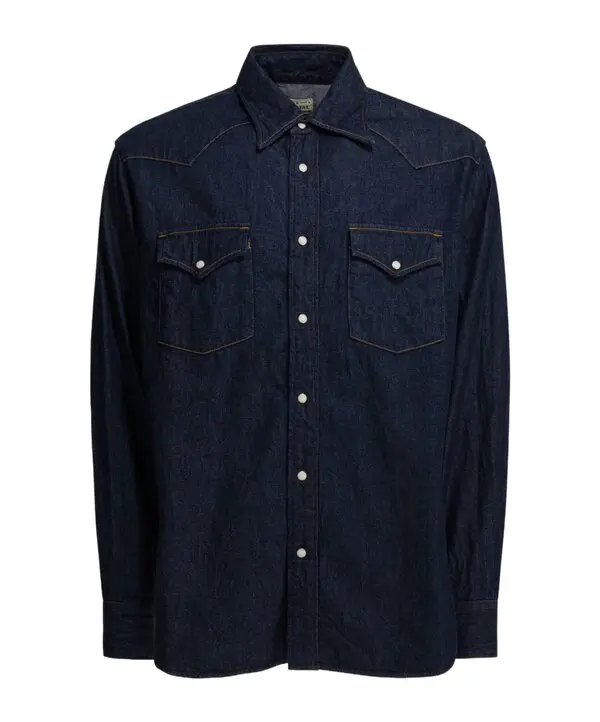 Kapital Chest-pocket Shirt - Black