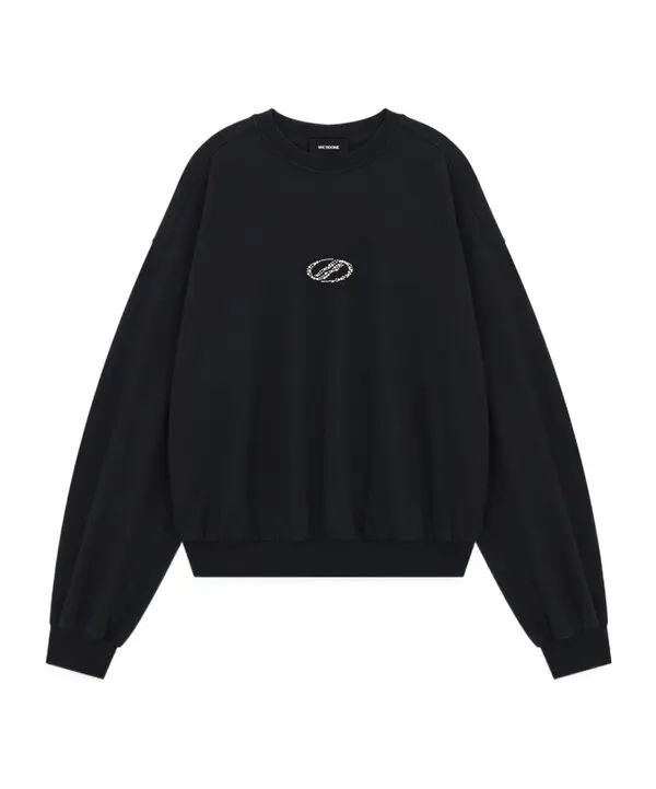 We11Done Crew-neck Sweatshirt - Black