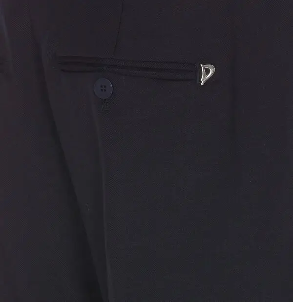DONDUP Tailored Trousers - Black