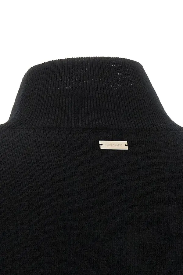 FERRAGAMO Flower Embellished Turtleneck Jumper