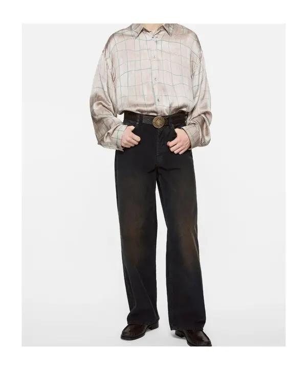 Acne Studios Wide Leg Corduroy Trousers