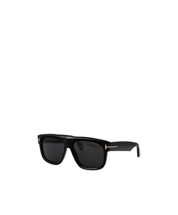 TOM FORD Geometric Frame Sunglasses - Black
