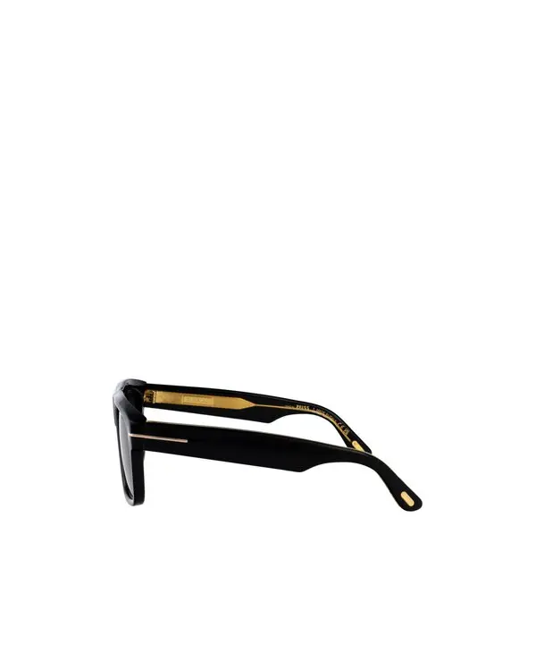 TOM FORD Geometric Frame Sunglasses - Black