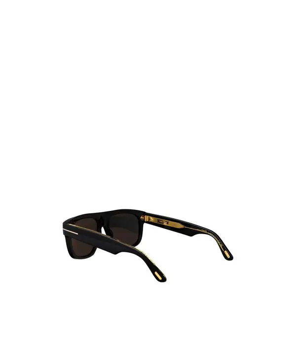 TOM FORD Geometric Frame Sunglasses - Black