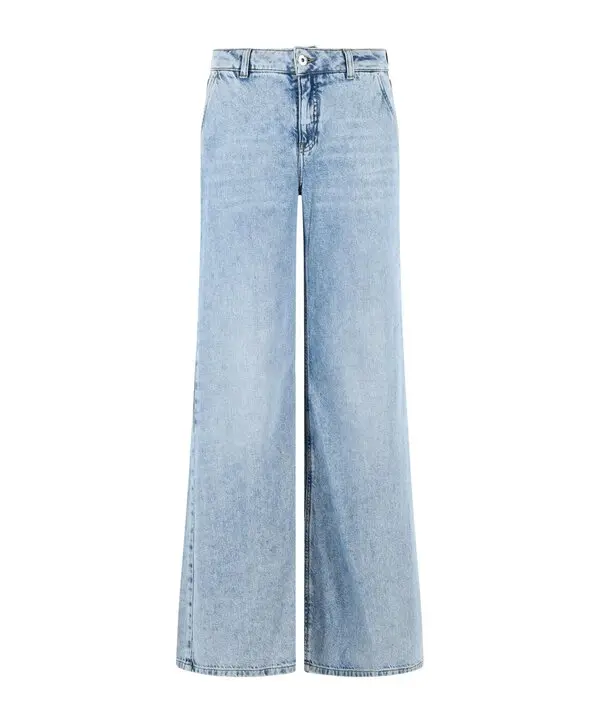 Blumarine Washed Wide-leg Jeans