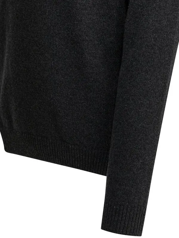Celine Triomphe Crew Neck Sweater In Wool And Cashmere