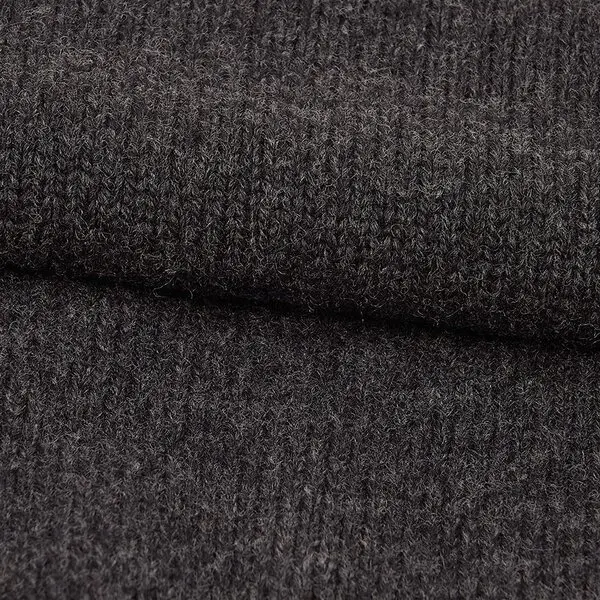 Celine Triomphe Crew Neck Sweater In Wool And Cashmere - Anthracite