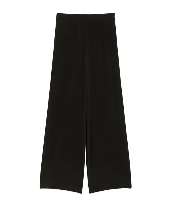 Max Mara Viscose Crêpe Jersey Wide-leg Trousers