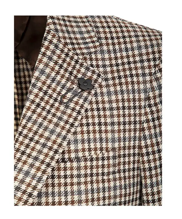LARDINI Single-breasted Checked Tailored Blazer - Multicolor