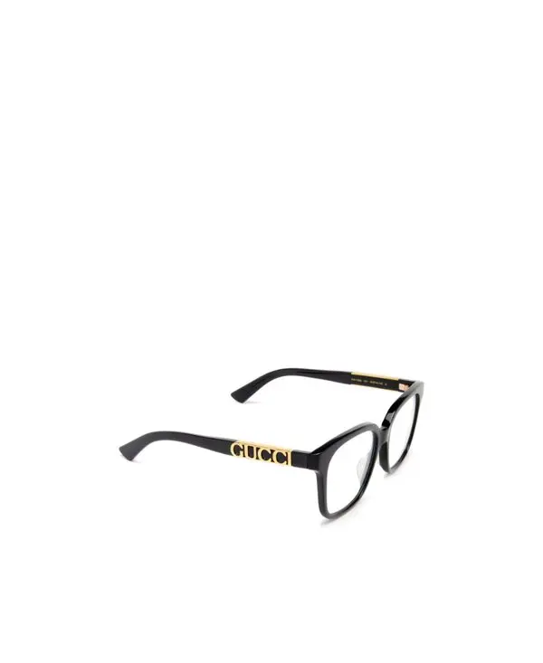 Gucci Rectangular Frame Eyeglasses - Black