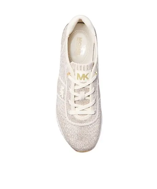 Michael Kors Monique Metallic Knit Sneakers