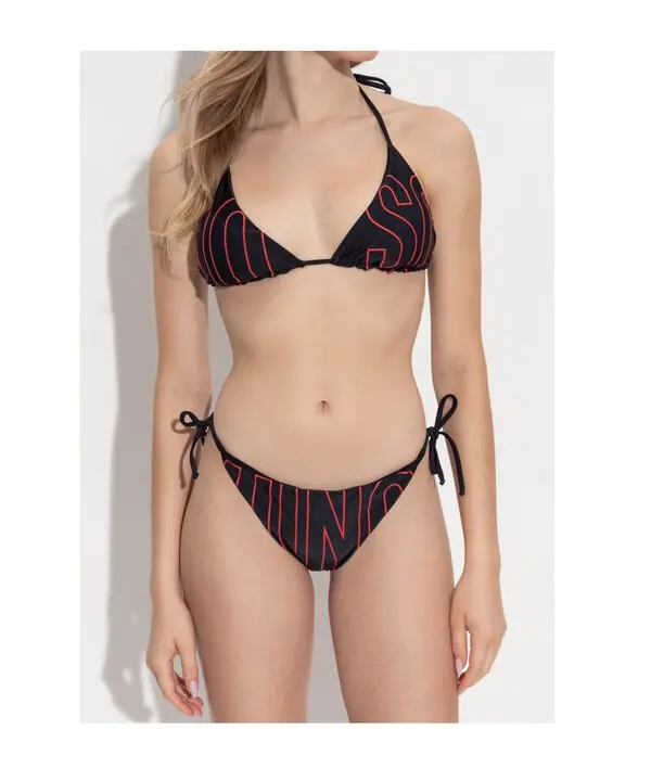 Moschino Bikini Top - Black