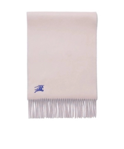 Burberry Logo Detailed Fringed Edge Scarf