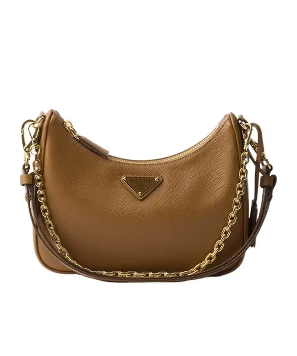 Prada Re-edition Mini Shoulder Bag - Caramel