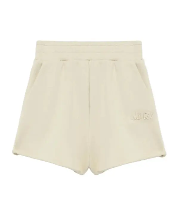 AUTRY Elasticated Waistband Track Shorts - Nude