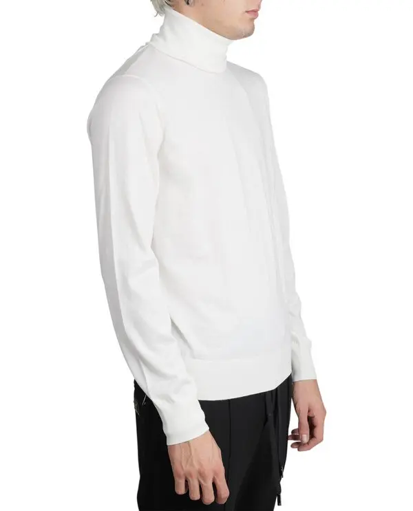 Dolce & Gabbana Roll Neck Long Sleeve Jumper - White