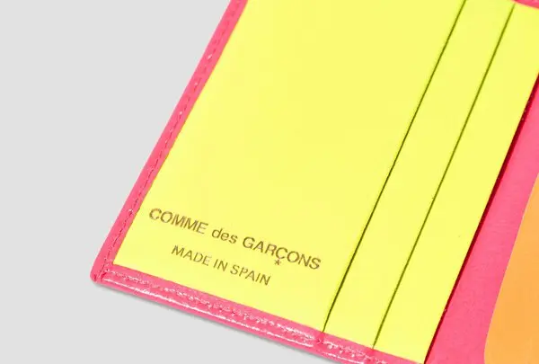 Comme Des Garçons Folding Wallet - Pink