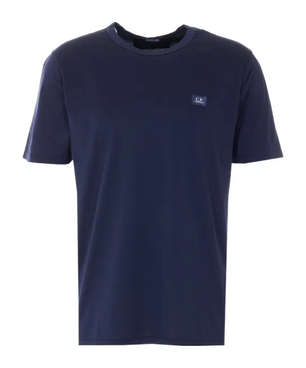 C.P. COMPANY Logo Label Crewneck T-shirt