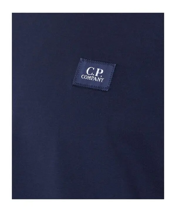 C.P. COMPANY Logo Label Crewneck T-shirt