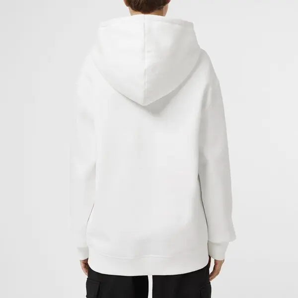 Burberry Logo Embroidered Hoodie