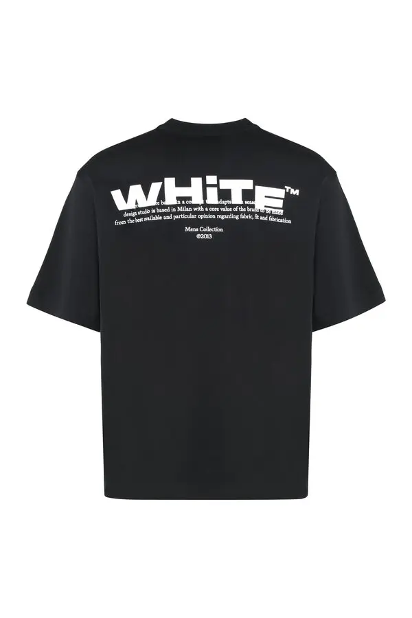 Off-White Logo Print T-shirt - Black
