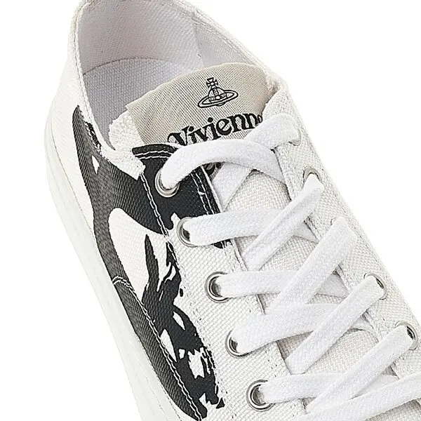 VIVIENNE WESTWOOD Lace-up Low-top Sneakers With Patchwork Design