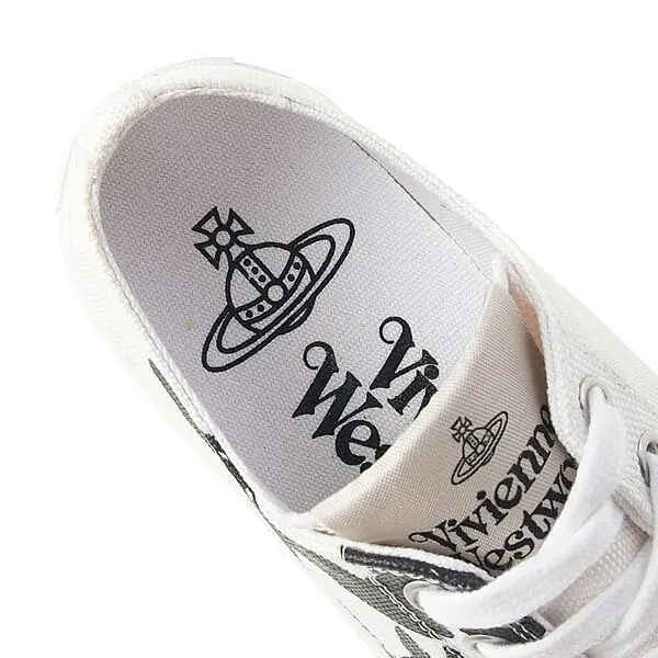 VIVIENNE WESTWOOD Lace-up Low-top Sneakers With Patchwork Design