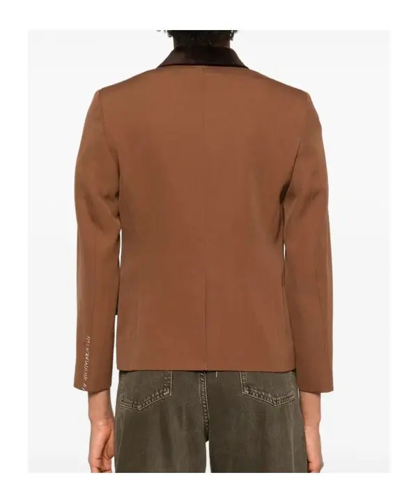 Marni Velvet-collared Button Blazer