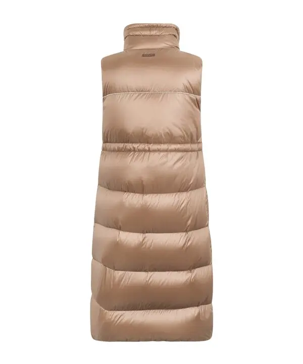 Peserico Zipped Padded Long Waistcoat