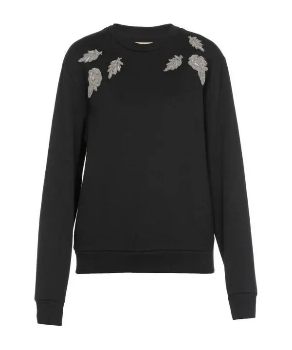 Burberry Embellished Crew Neck Sweater