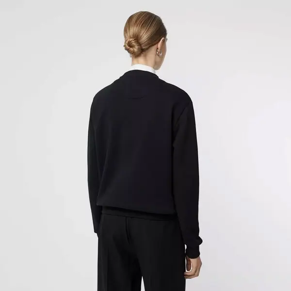 Burberry Embellished Crew Neck Sweater