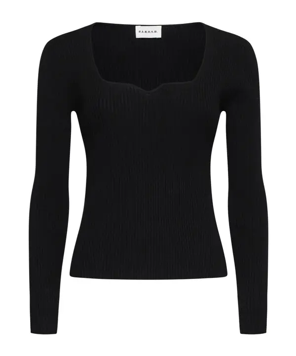 P.a.r.o.s.h Romy Square-neck Jumper