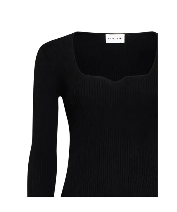 P.a.r.o.s.h Romy Square-neck Jumper