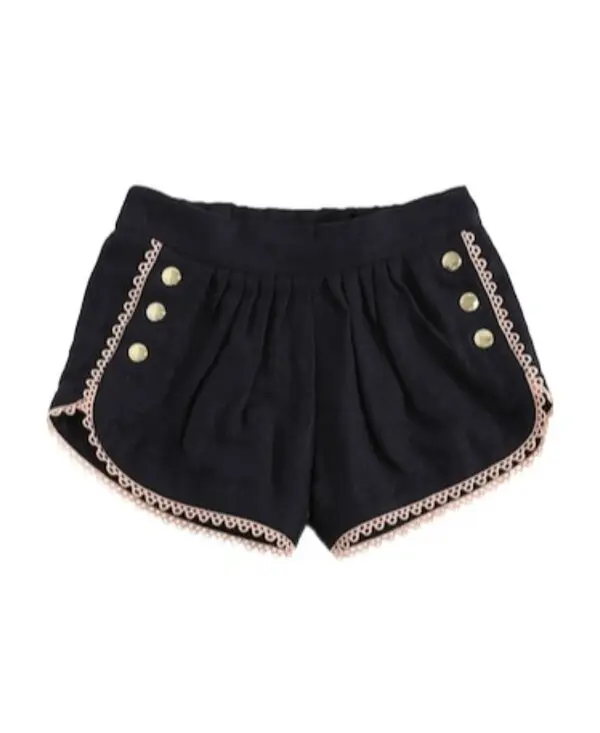 Chloé Logo Embroidered Shorts - Black