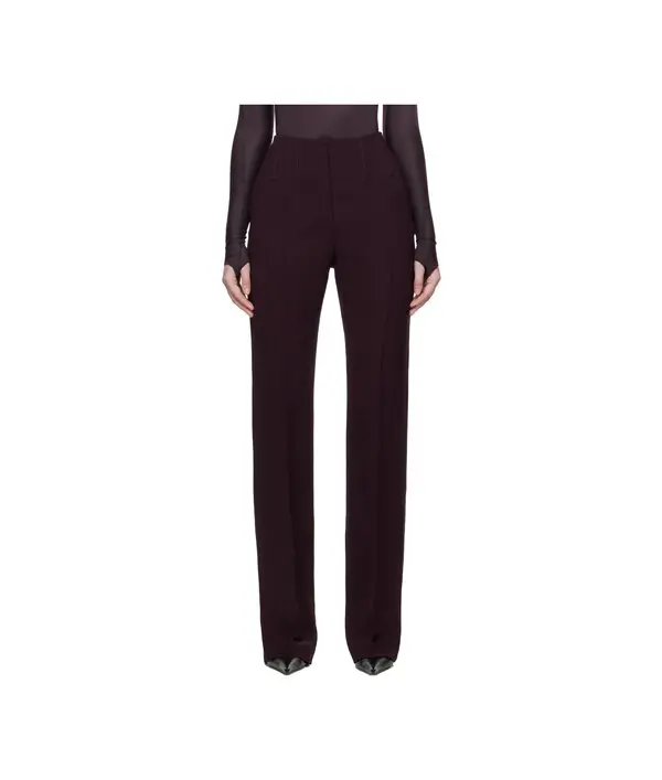 MUGLER Pleated Wool Trousers