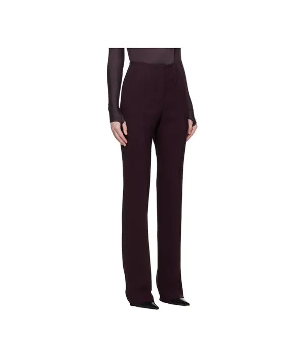 MUGLER Pleated Wool Trousers