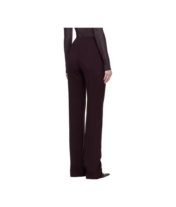 MUGLER Pleated Wool Trousers