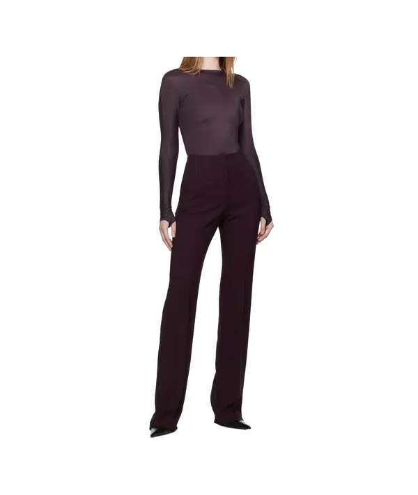 MUGLER Pleated Wool Trousers