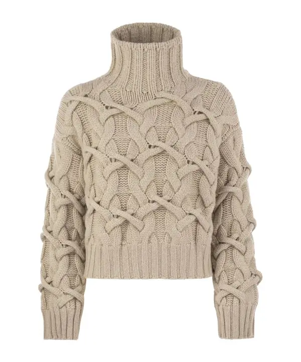 Brunello Cucinelli High Neck Knitted Jumper