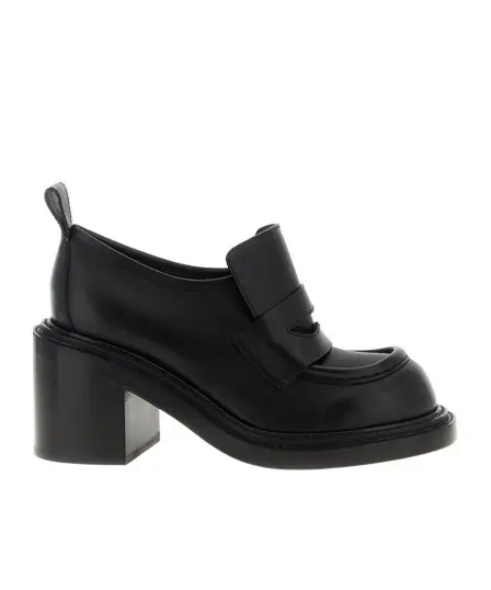 Moschino Olivia Loafers With Block Heel - Black