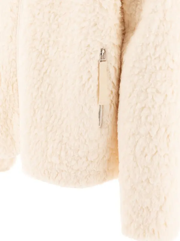 JIL SANDER Long-sleeved Zipped Jacket - Nude